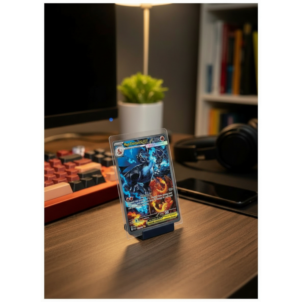 Custom 3D Printed Trading Card Stand - Fits Top Loader - Pokémon TCG ...