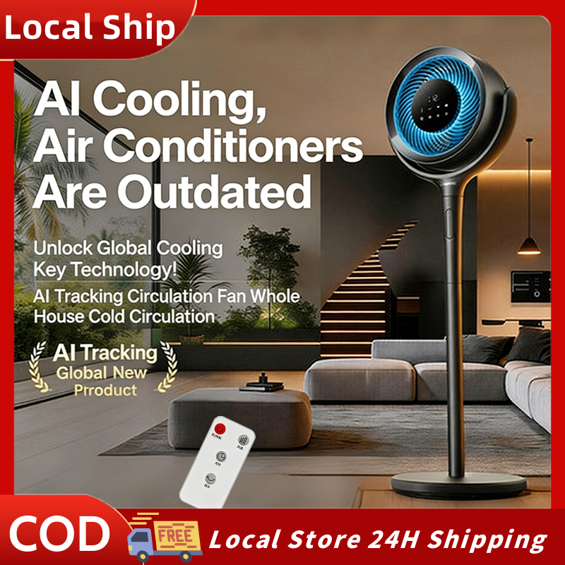 Turbo Air Circulation Fan With Remote 3D Circulating Air Cooler ...