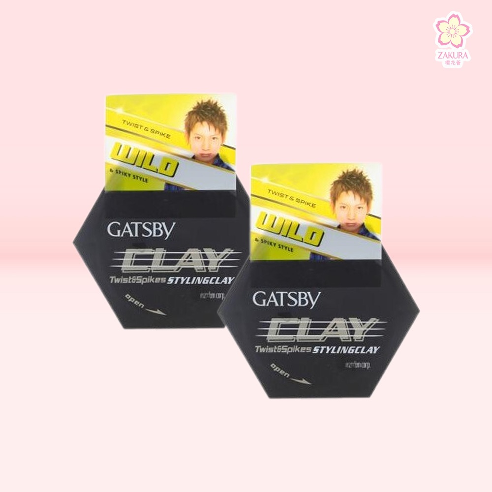 Gatsby Styling Clay Twist & Spikes 50g | Shopee Singapore