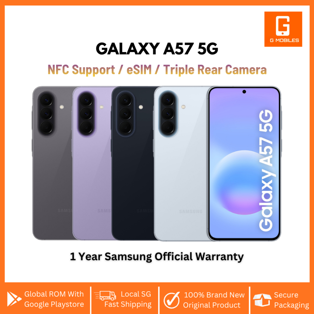 Samsung Galaxy A57 5G / (12GB+256GB ) (12GB+512GB ) / Local Set / 1 ...