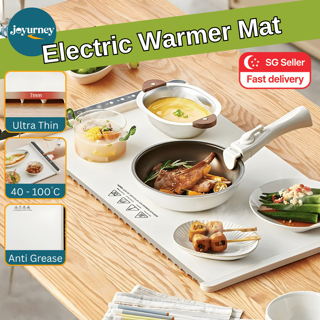 Joyurney Electric Food Warmer Mat Foldable Table Hot Plate Heating Pad ...
