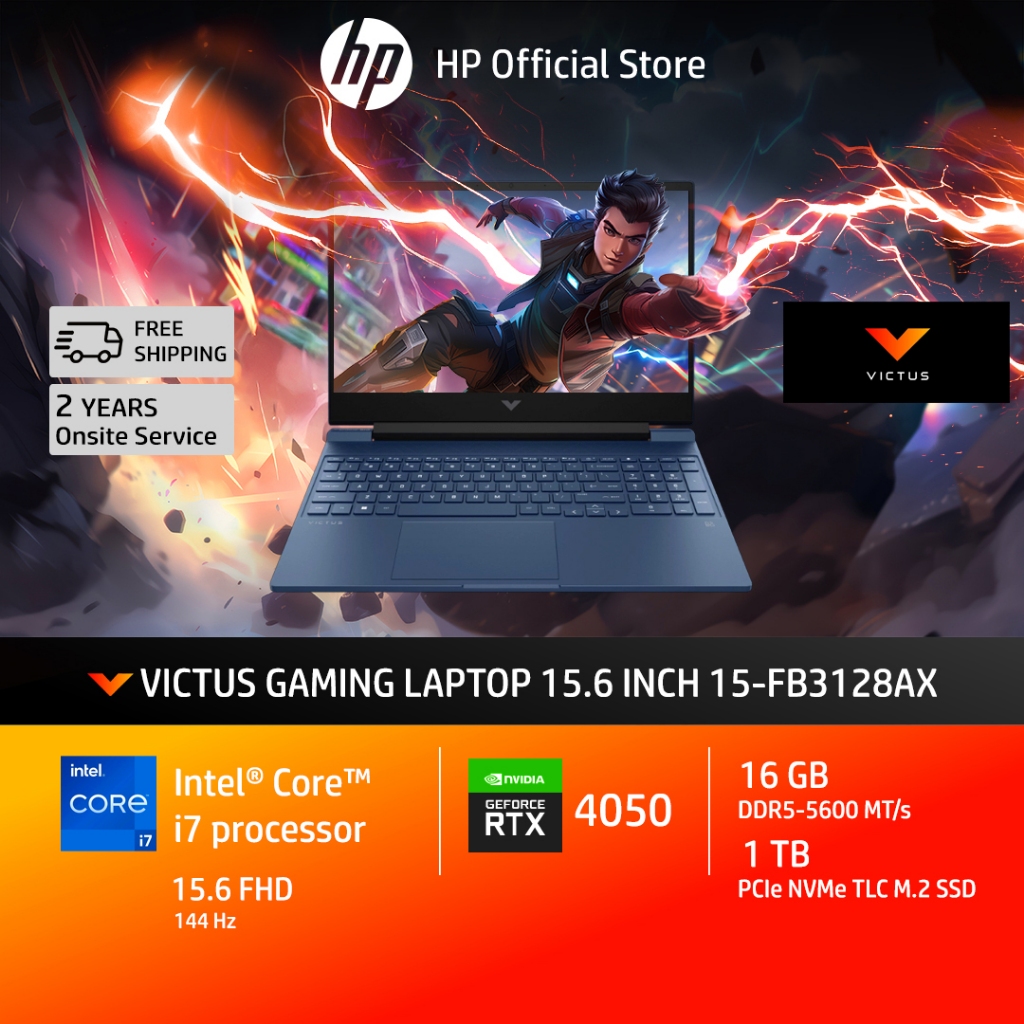 Victus Gaming Laptop 15.6" 15-fb3128AX, Blue | AMD Ryzen 7 | FHD ...