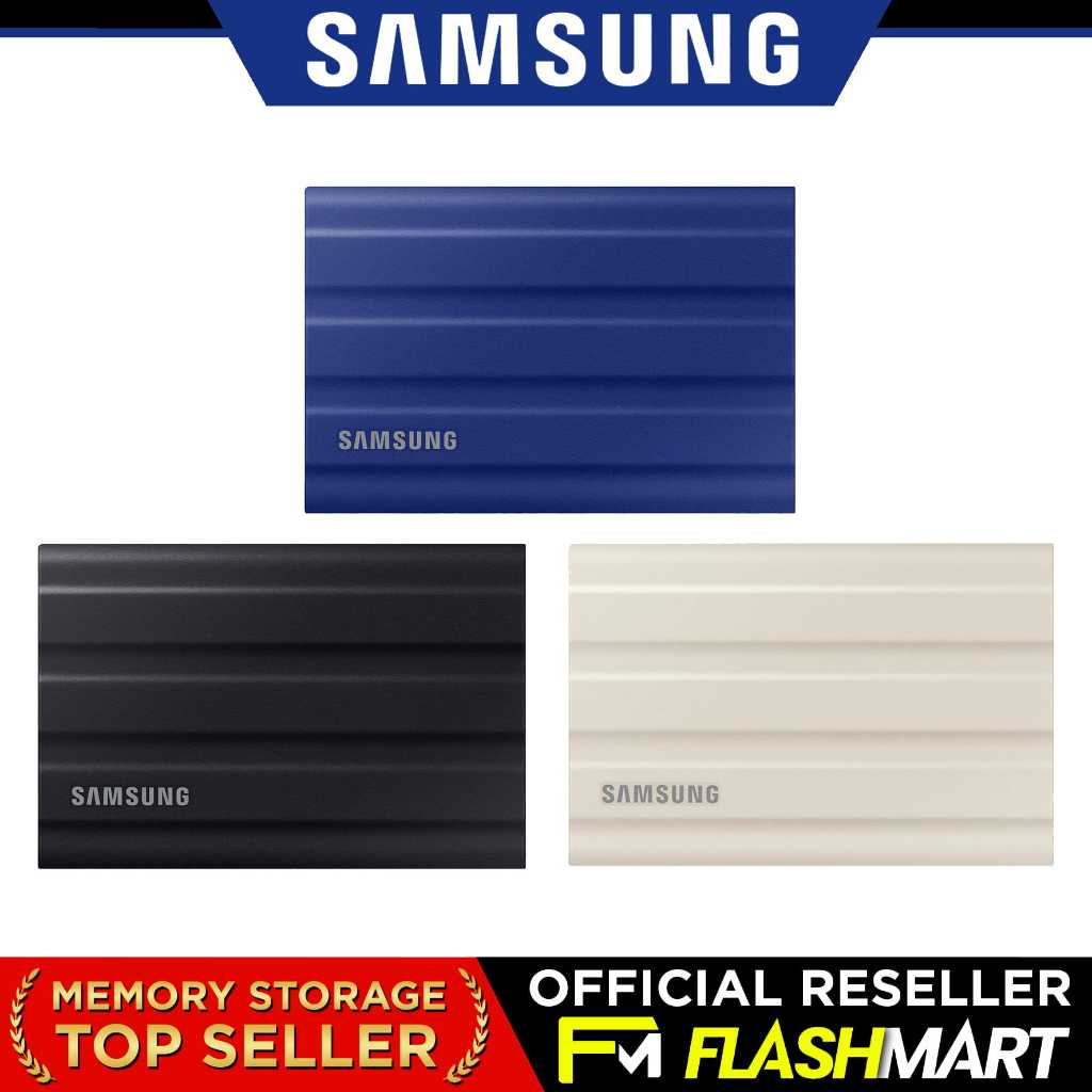 Samsung T7 Shield Portable SSD USB 3.2 1050MB/s Read 1000MB/s Write 1TB ...