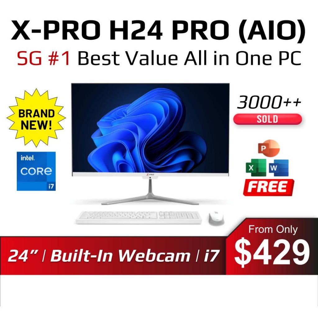XPRO All In One PC - AIO H24 Pro - 24 Inch PC - Intel i5 - Built-In ...