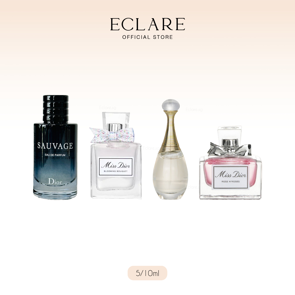 Dior Mini Fragrance Collection 5ml - Miss Dior, J'adore, Sauvage ...
