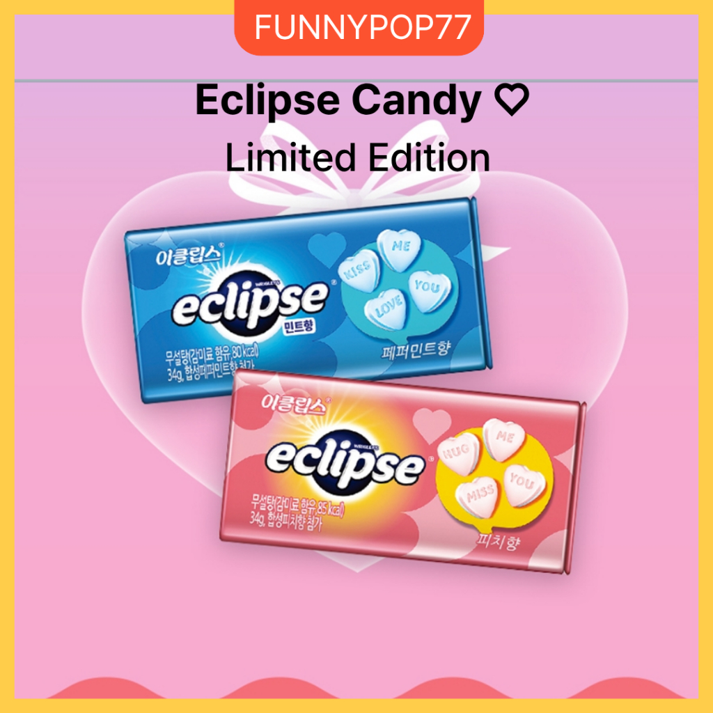 Eclipse Candy ♡ Limited Edition 34g | Peach / Peppermint | Shopee Singapore