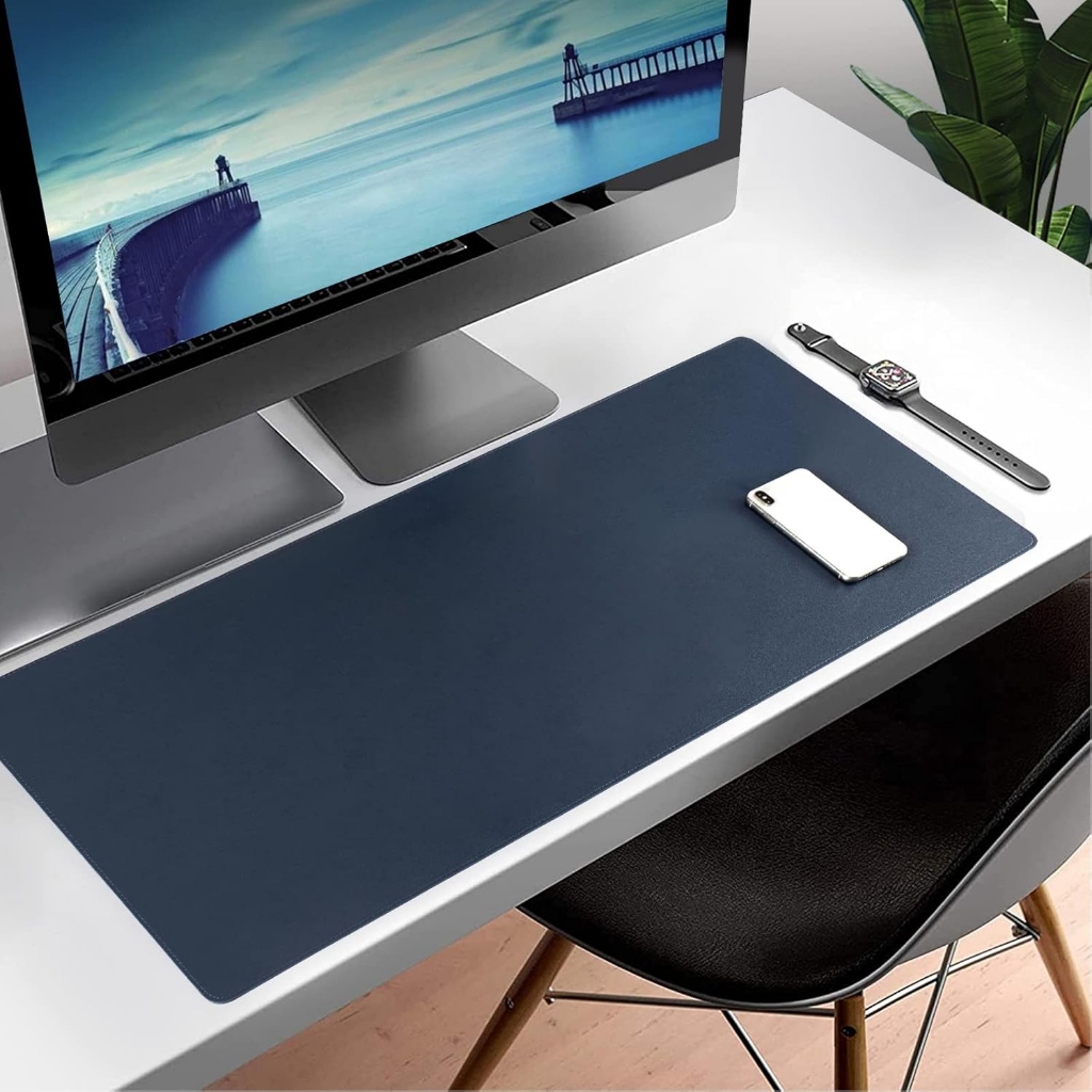 SG Waterproof Leather Desk Mouse Pad - Large Desktop Table Mat Laptop ...
