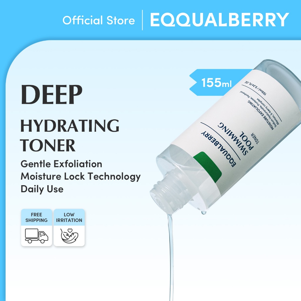[EQQUALBERRY Official] Swimming Pool Daily Facial Toner Dive into ...