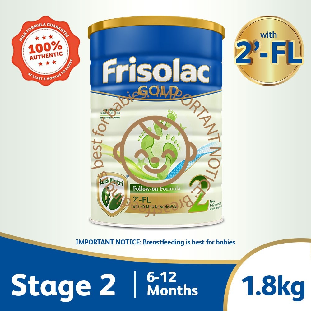 Frisolac Gold Stage 2'-FL 2 Follow-On 1.8kg - Infant Newborn Baby Milk ...