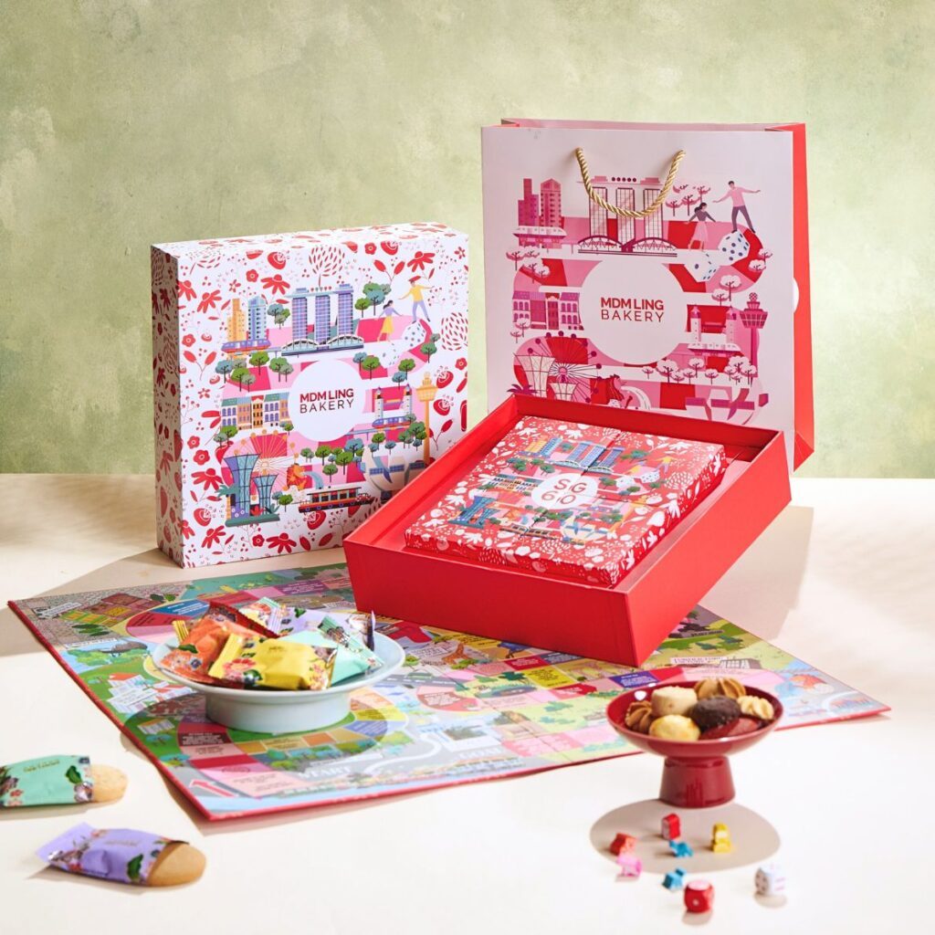 [Mdm Ling Bakery] CNY SG60 Cookie Game Box Gift Set | Shopee Singapore