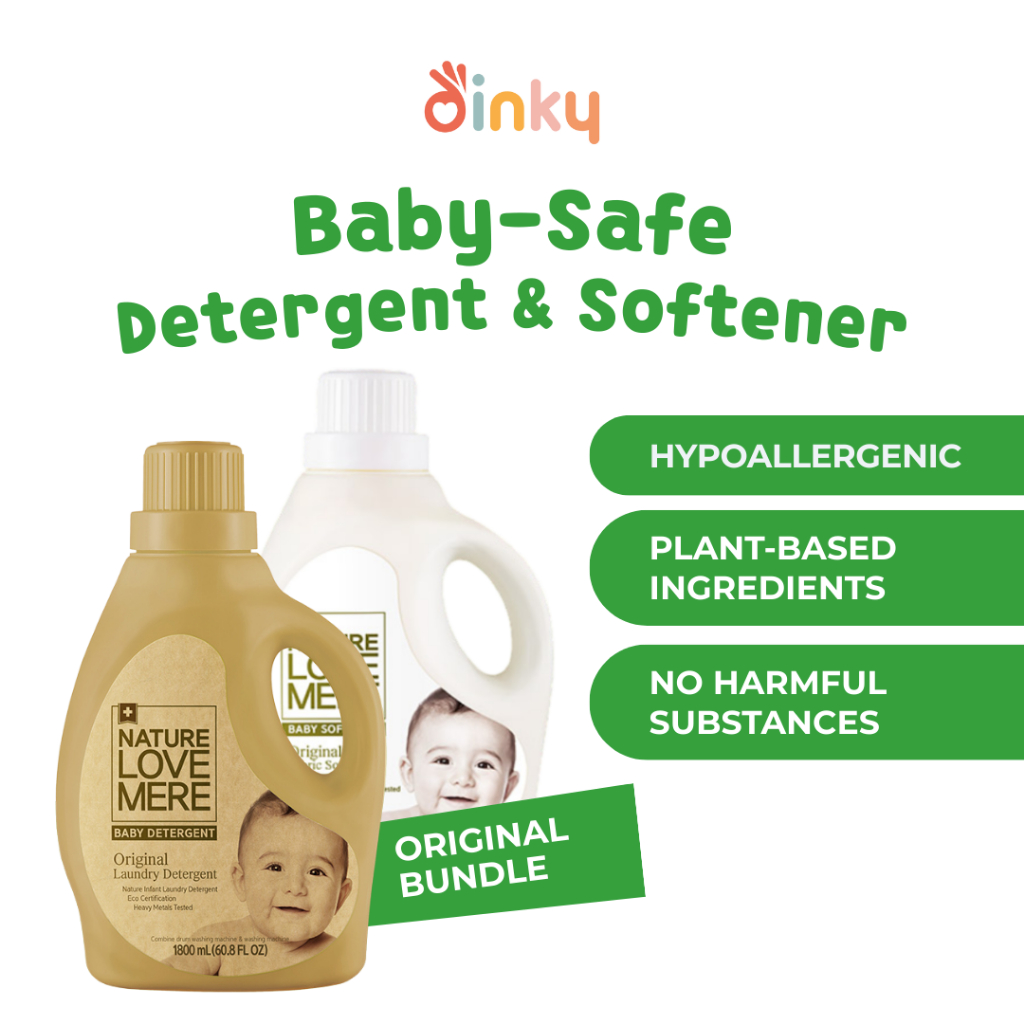 Nature Love Mere Original Bundle 3600ml Baby Laundry Detergent ...