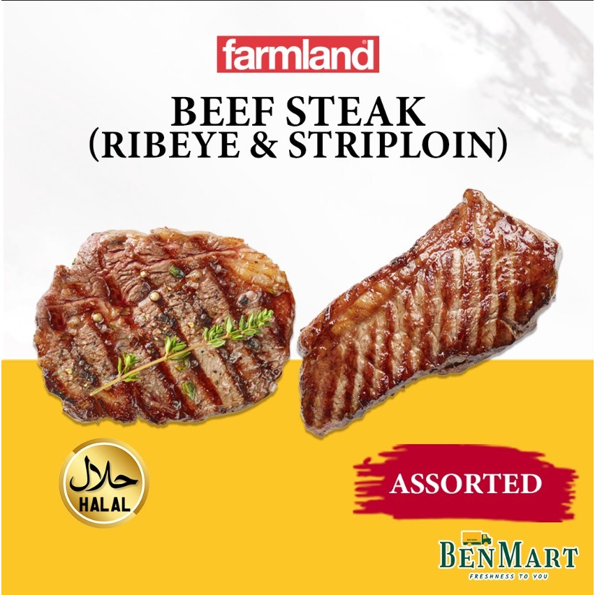 [BenMart Chill] Silver Fern Beef Steak Portion Ribeye / Striploin ...