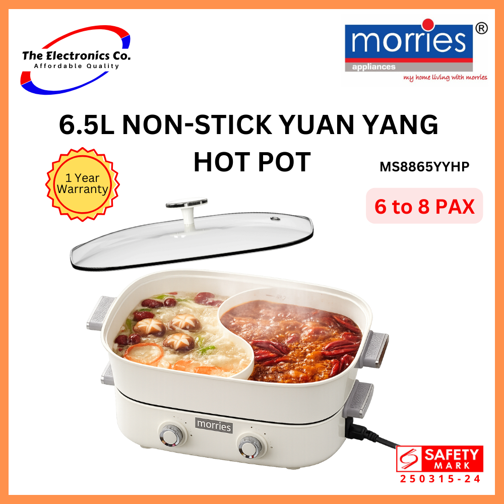 Morries 6.5L Yuan Yang Hot Pot MS8865YYHP OU | Shopee Singapore