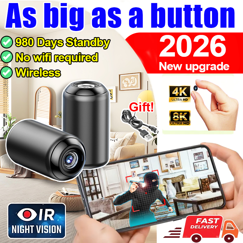 Video playback for 420 days】8K mini camera cctv wireless camera outdoor ...