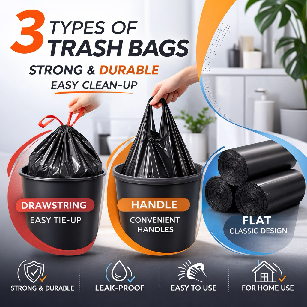 Disposable Trash Bag | Garbage Bag | Rubbish Bag | Plastic Bag ...