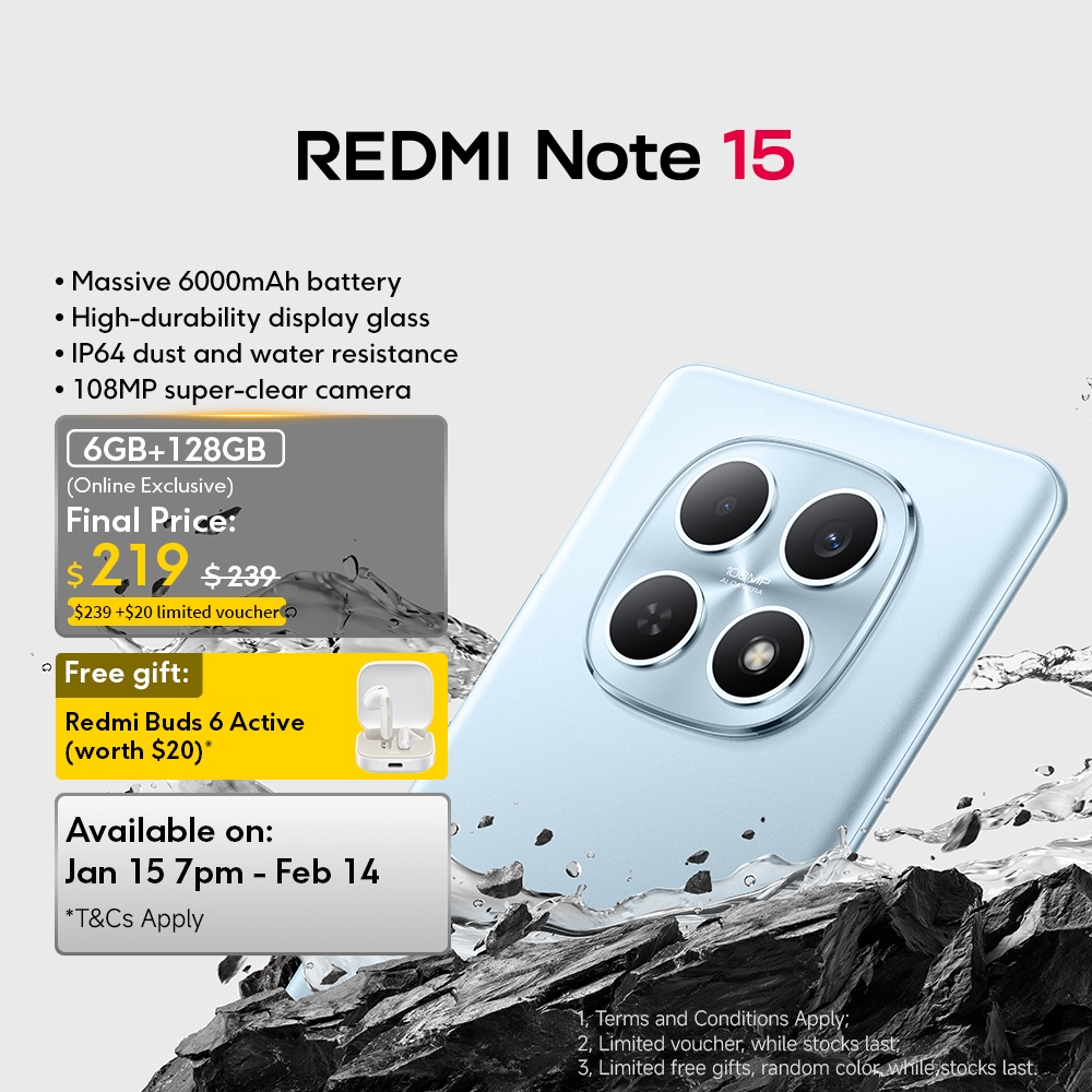 New REDMI Note 15 Smartphone | 6GB+128GB, Massive 6000mAh battery, High ...
