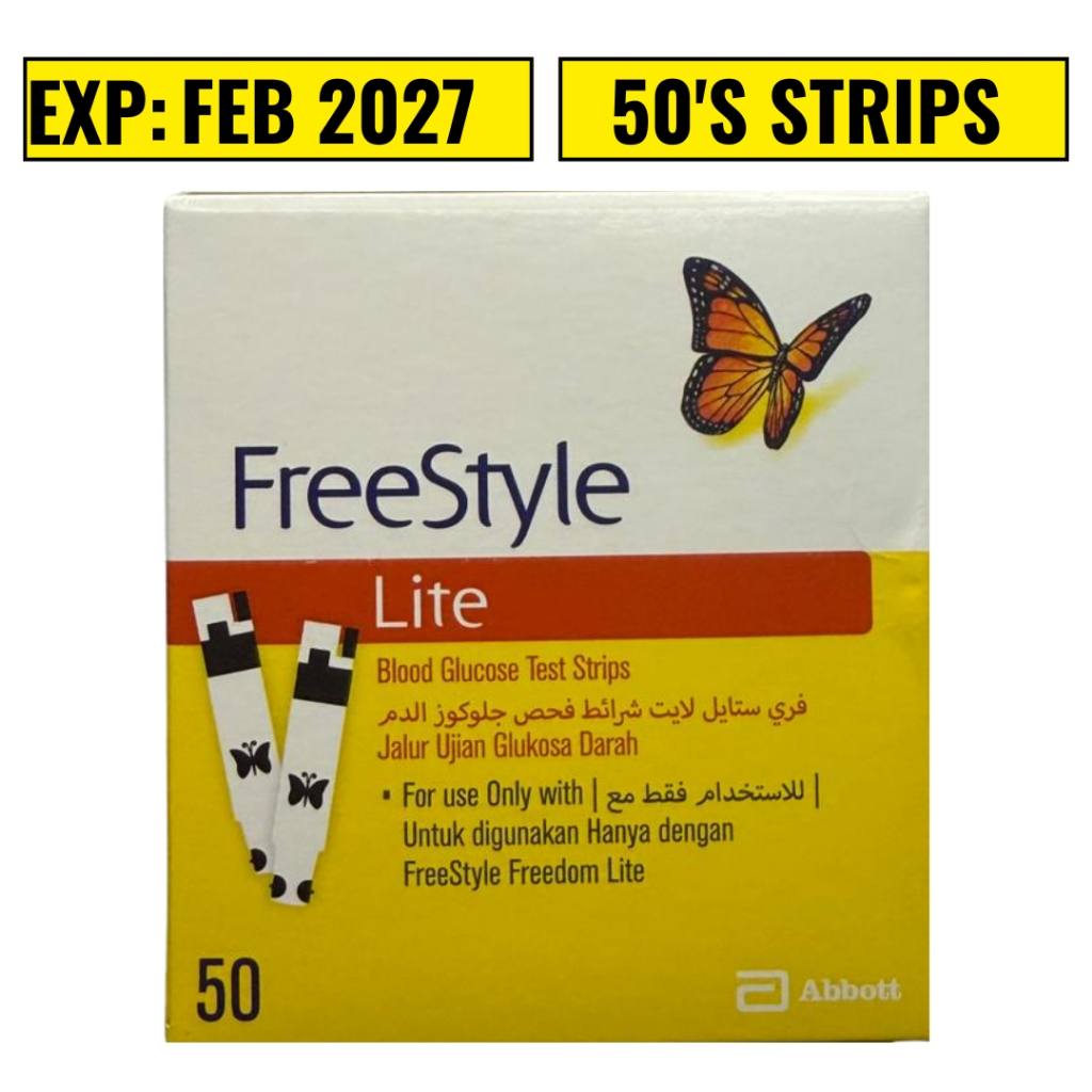 Freestyle Lite Test Strips 50s – Fast, Accurate & Hassle-Free Blood ...