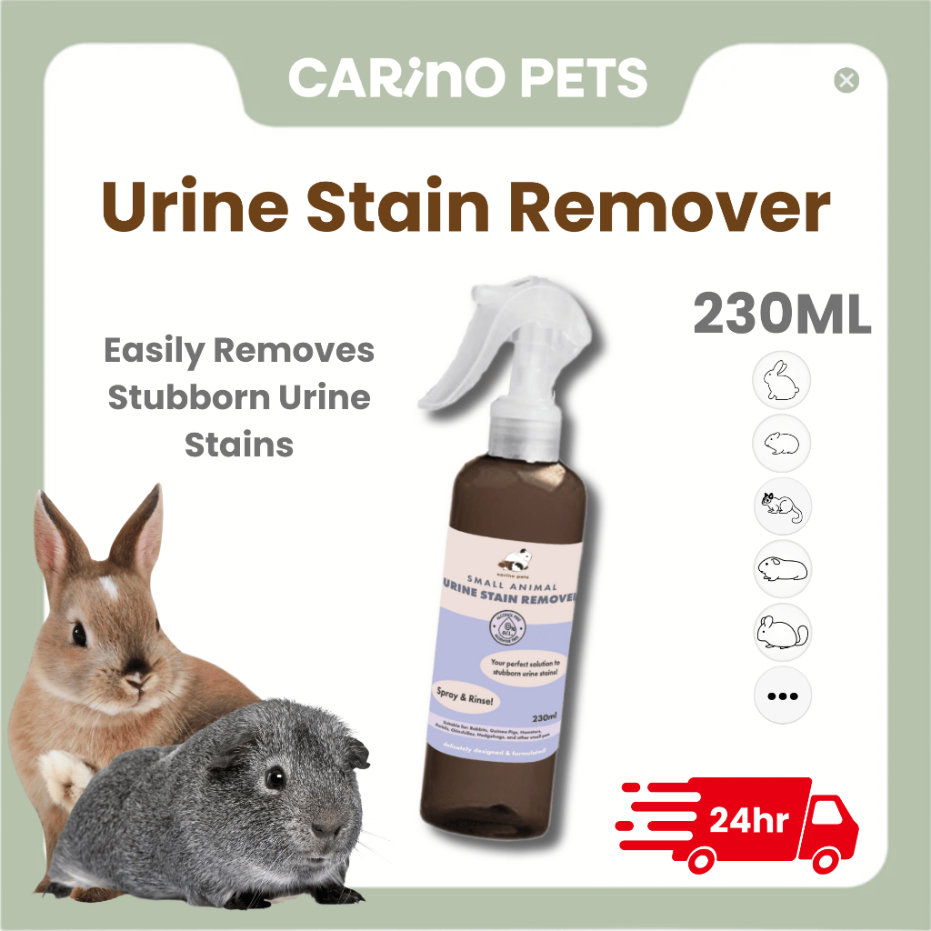 [24HR SHIP] CARINO PETS SMALL ANIMAL URINE STAIN REMOVER SOLUTION 230ML ...