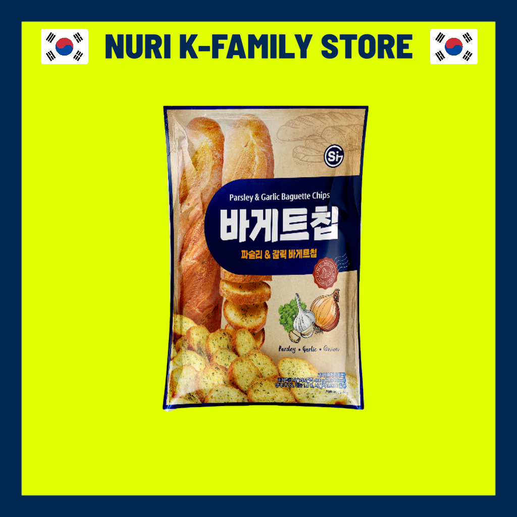 SI Korean Baguette Chips Garlic Bread Snack – 70g / 400g | Shopee Singapore