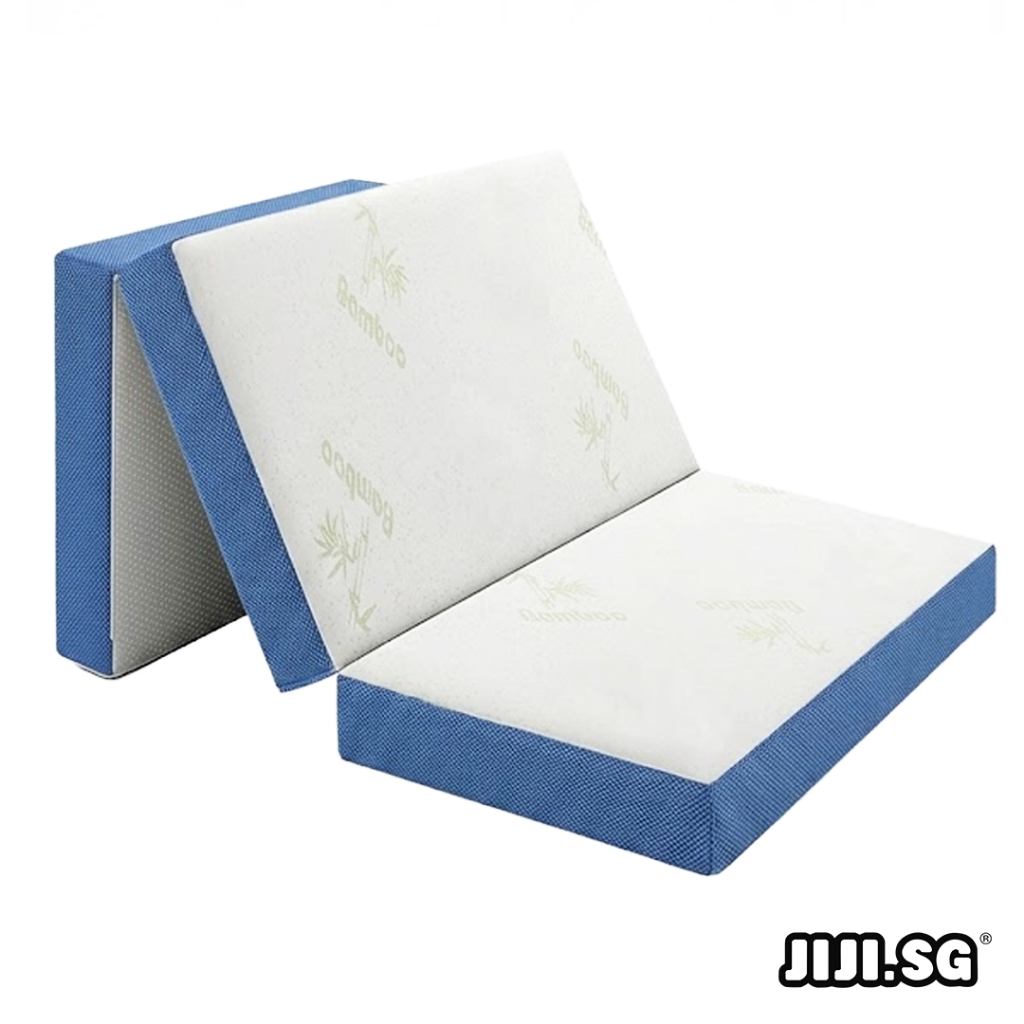 JIJI.SG DREAMAX Vibeflex Trifold Bamboo Knitted Foam Mattress 4 Inch ...