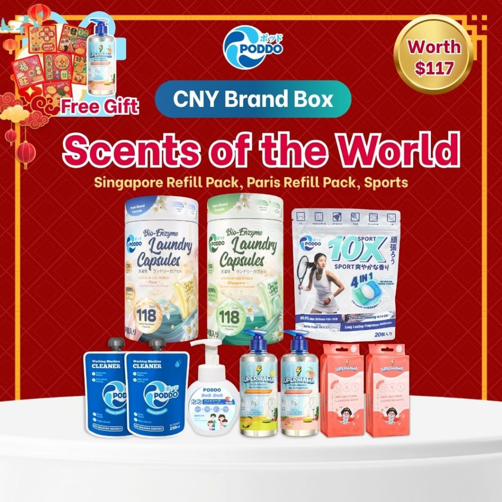 [CNY BRAND BOX] PODDO EXCLUSIVE ALL IN ONE BUNDLE WORTH UP TO $117 with ...