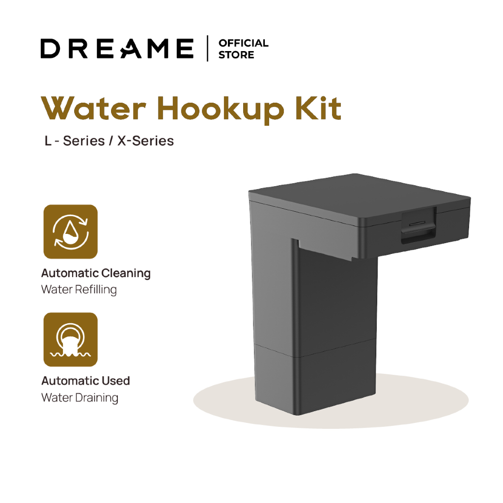 Dreame Water Hookup Kit for L - Series / X-Series / Aqua 10 Series ...