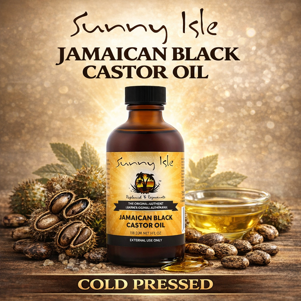 Sunny Isle Jamaican Black Castor Oil, 100% Natural Treatment for Hair ...