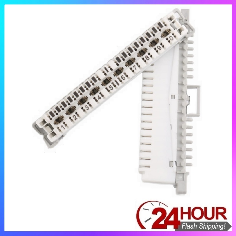 10 pair krone disconnection module lsa strip block telephone terminal ...