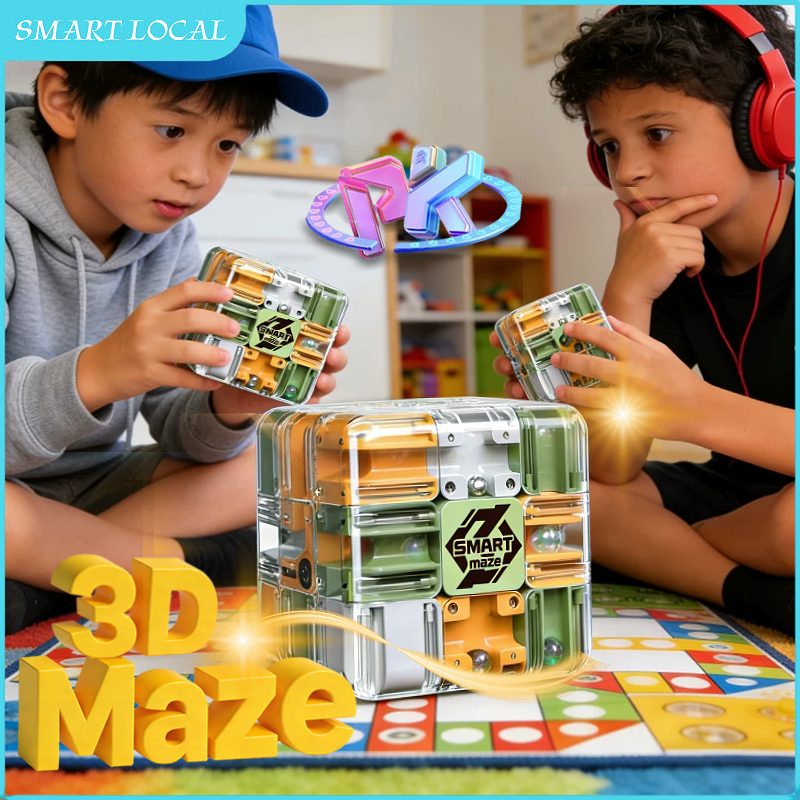 3D Maze Cube Rolling Ball Maze Cube Early Education Puzzle Maze Boosts ...