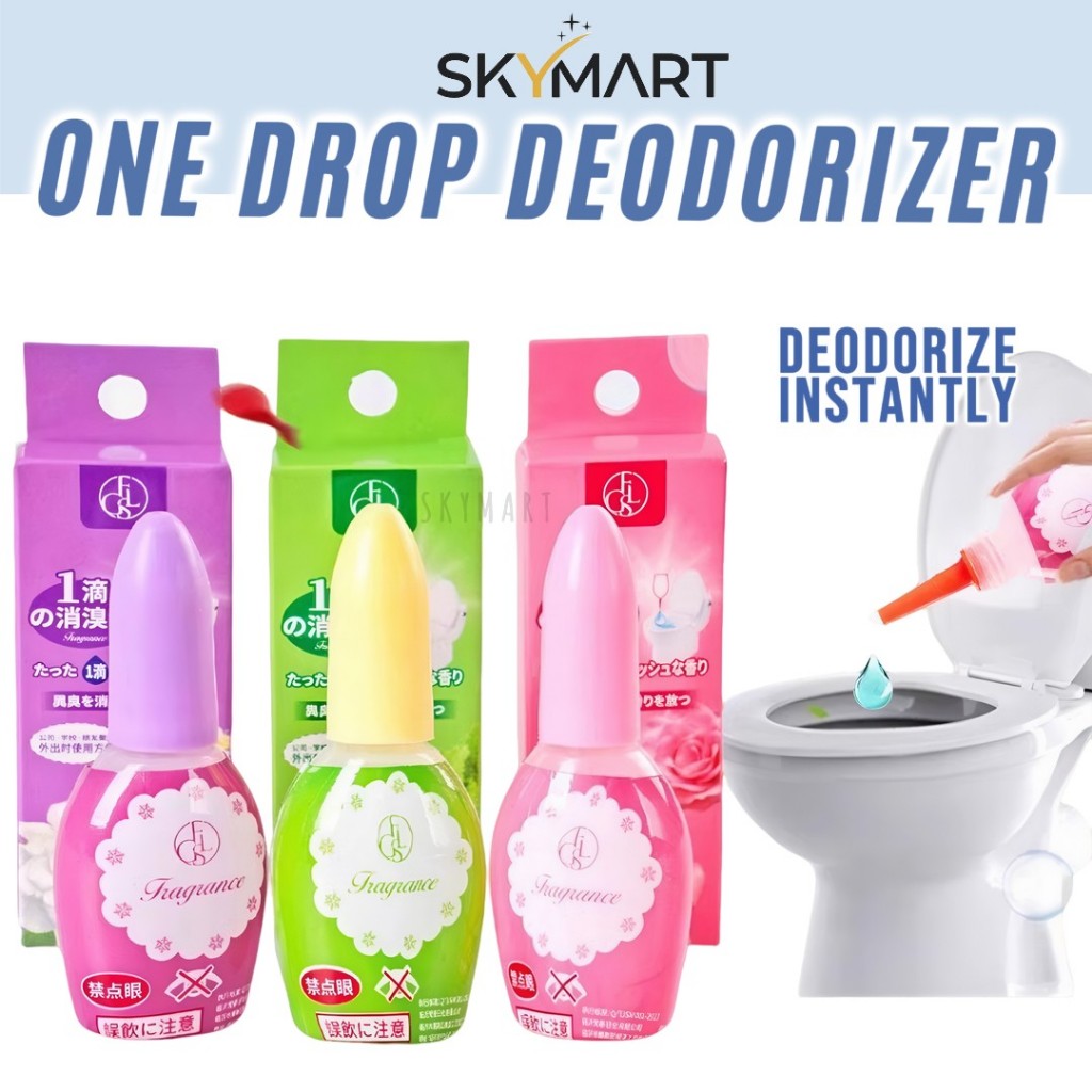 One Drop Toilet Deodorizer | Instant Odour Remover | Anti-Bacterial ...