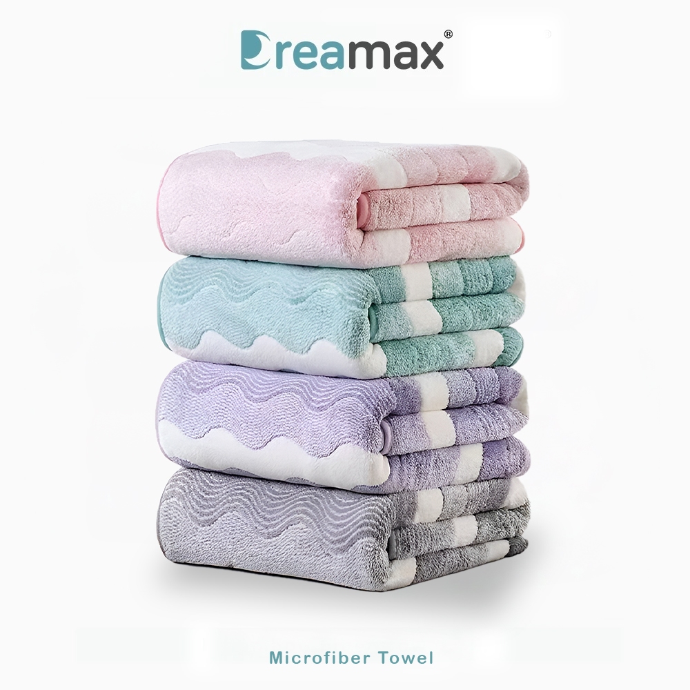 DREAMAX Mofumofu Microfiber Bath Towel Face Towels 4 Colours | Shopee ...