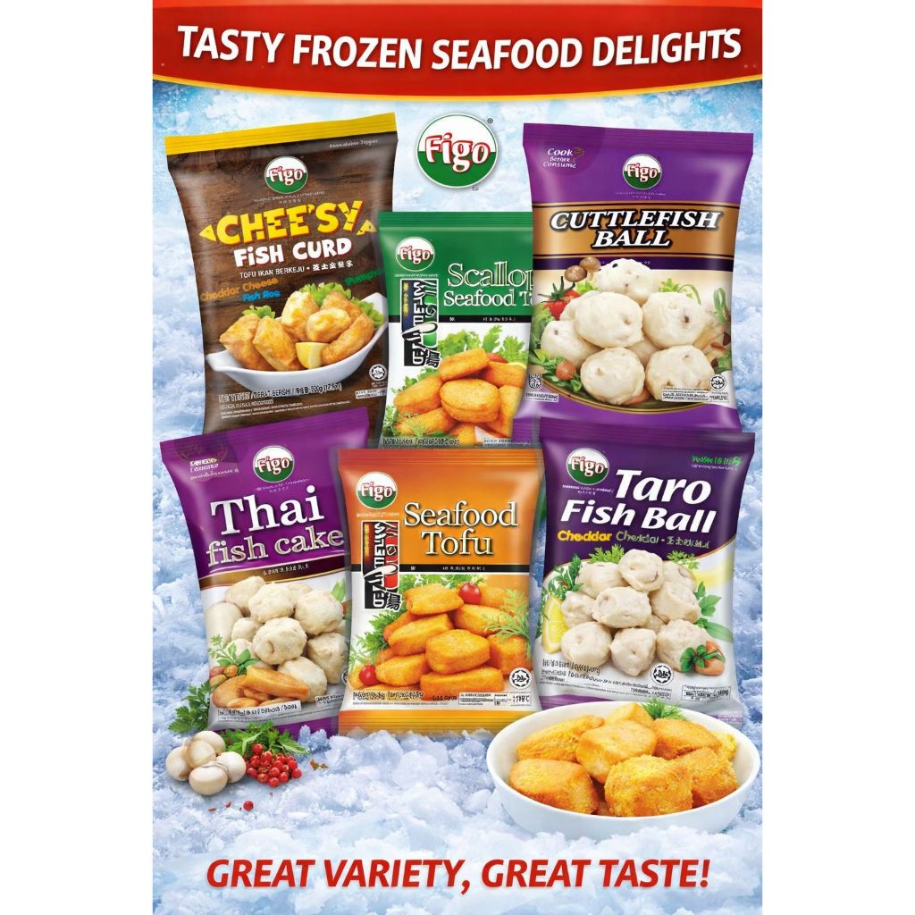 FIGO Brand Lobster, Cuttlefish, Cheese Seafood Tofu, Steamboat | Shopee ...