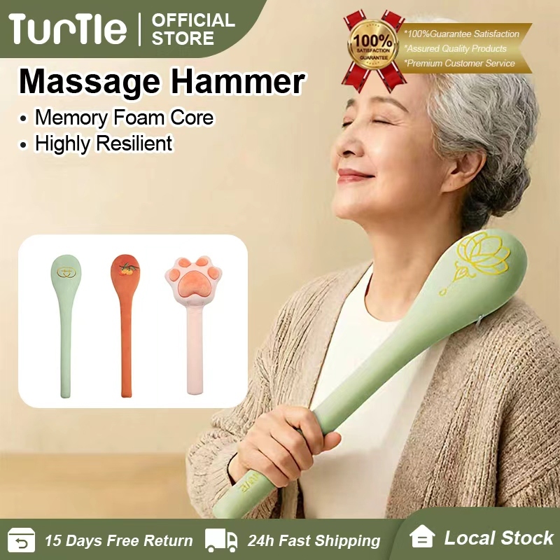 TURTLE Wormwood Meridian Mugwort Massage Hammer Cotton Massage Stick ...