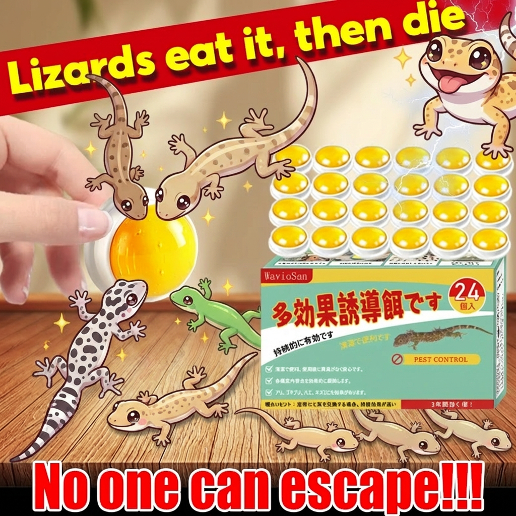 【No More Geckos】BS Lizard killer Lizard poison Lizard trap Lizard bait ...