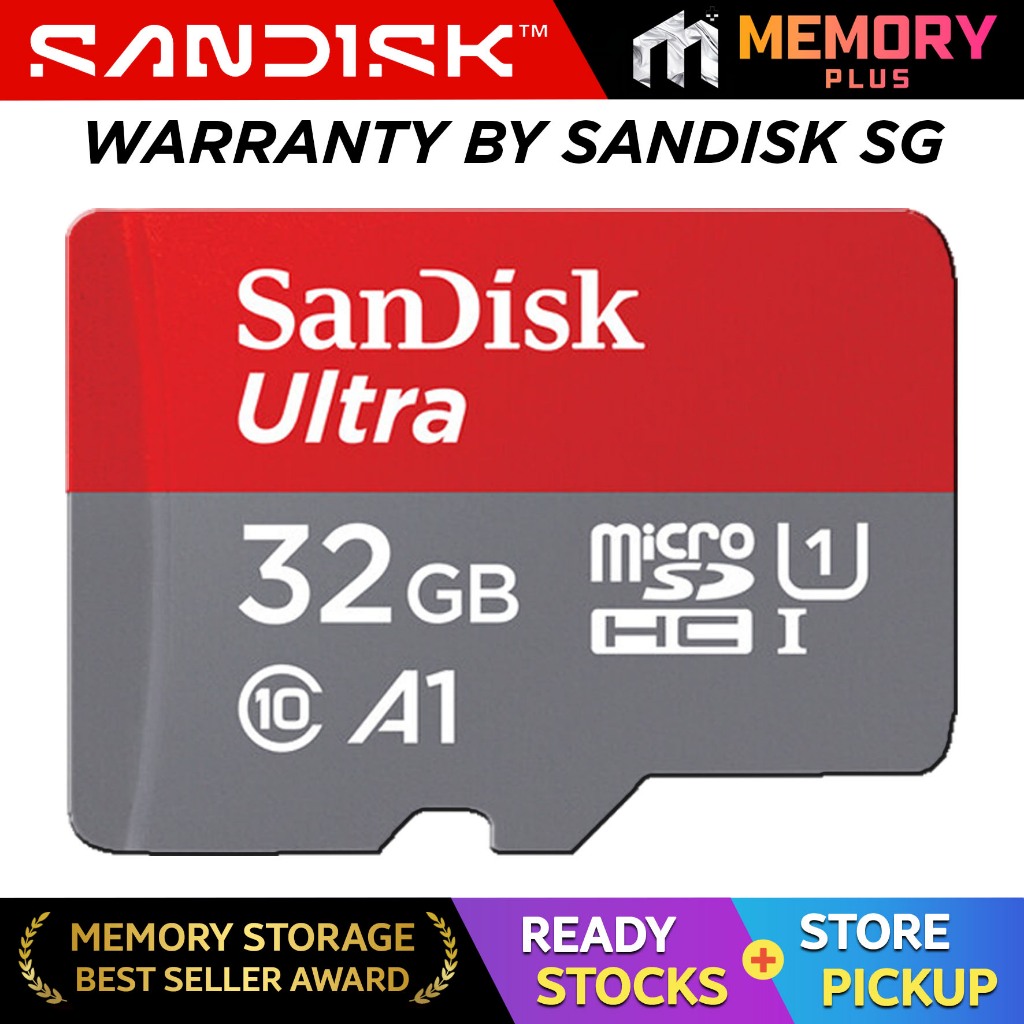 SanDisk Ultra MicroSD Card U1 Full HD 32GB 64GB 128GB 256GB QUA4 QUAB ...