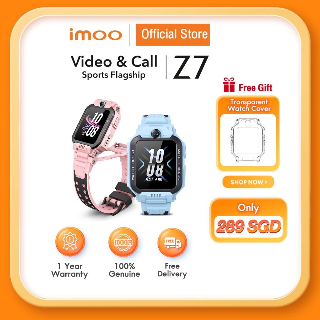 imoo GPS-tracking Waterproof Smart Watch Z7 touch-screen design. A ...