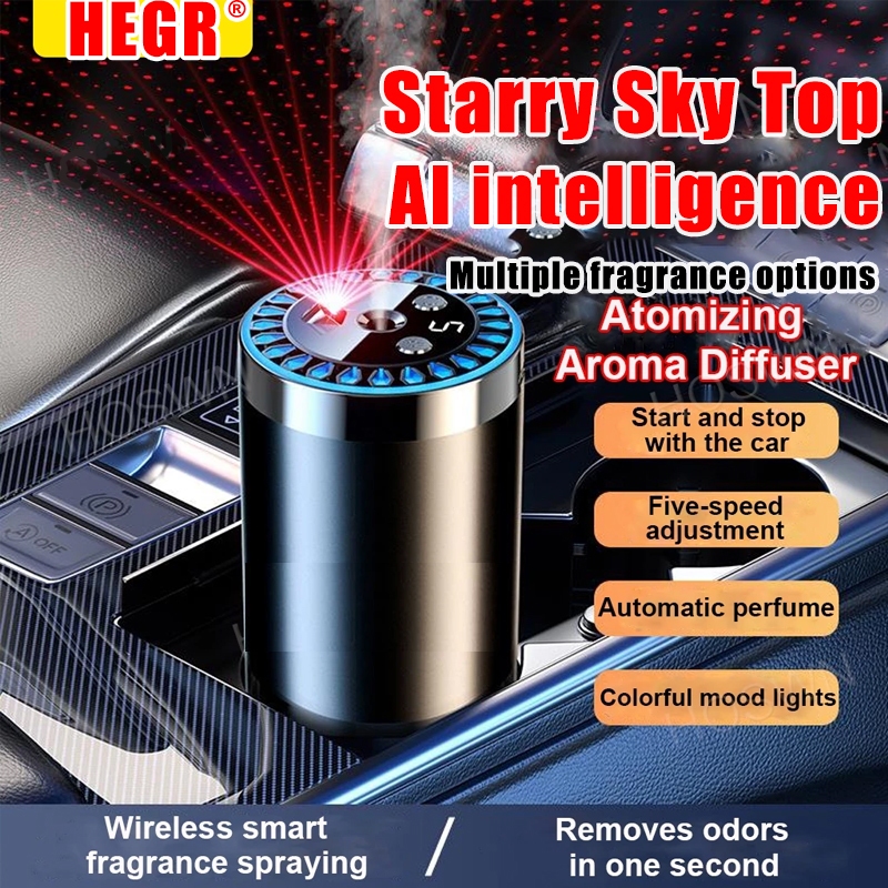 smart car diffuser Rechargable Aroma Diffuser Home Perfume Spray Air ...