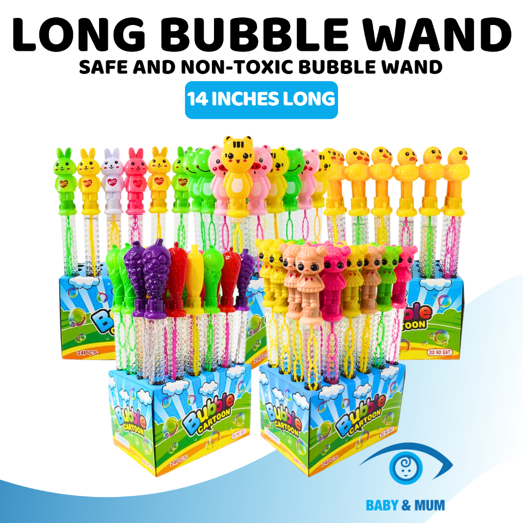 Long Bubble Wand | Giant Bubble-Making Toy | Outdoor Bubble Play for ...