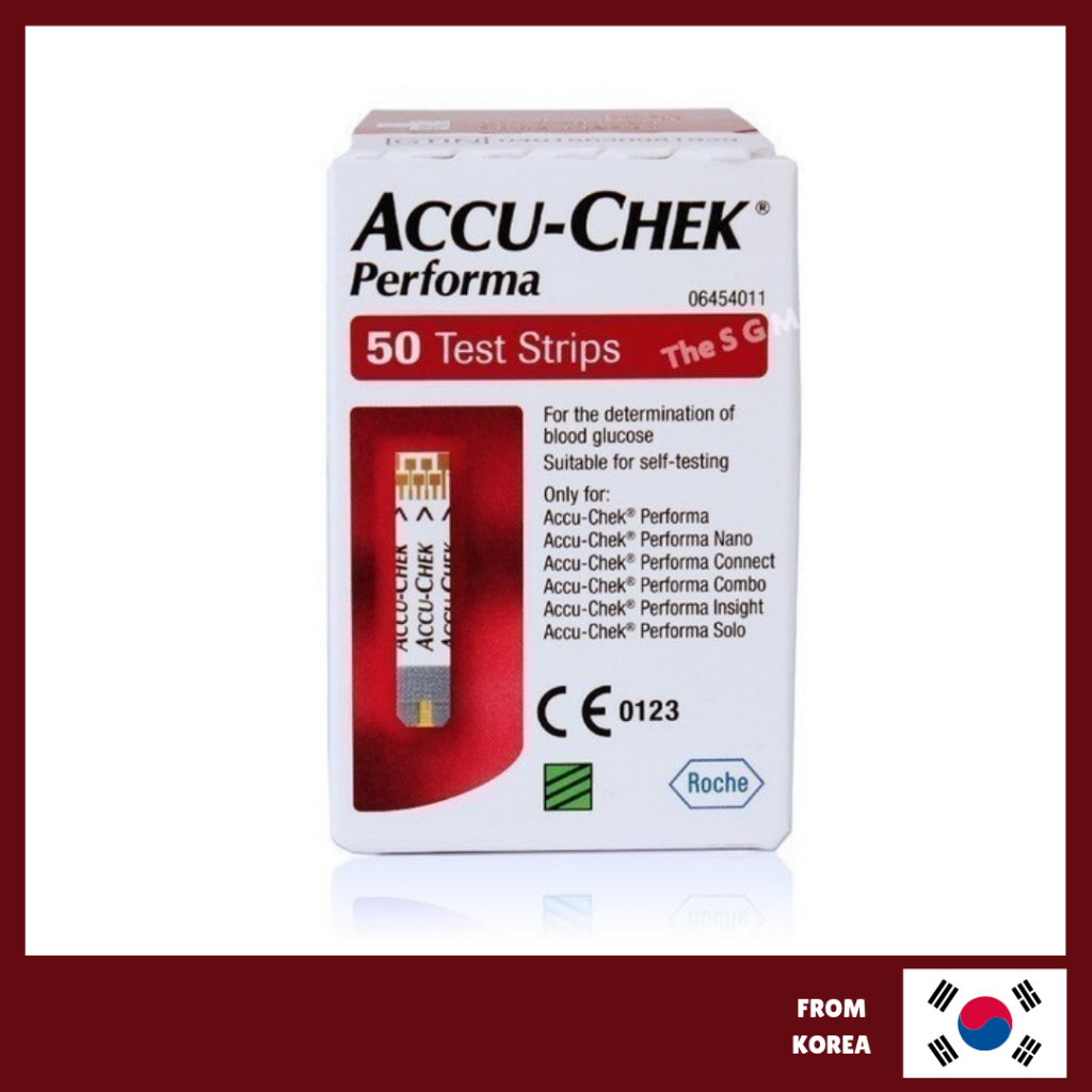 [Accu-Chek] Performa Blood Glucose Test Strips – 50 Sheets | Shopee ...