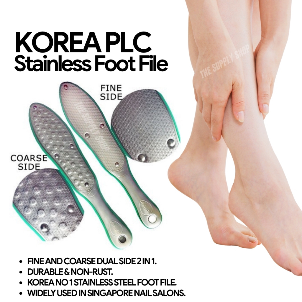 PLC STAINLESS FOOT FILE | NON RUST | CALLUS REMOVAL | Callus Softener ...
