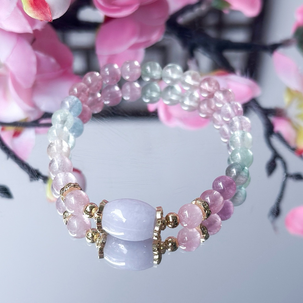 Lavender Jade Sakura Tourmaline | Lunar Collectives | Shopee Singapore