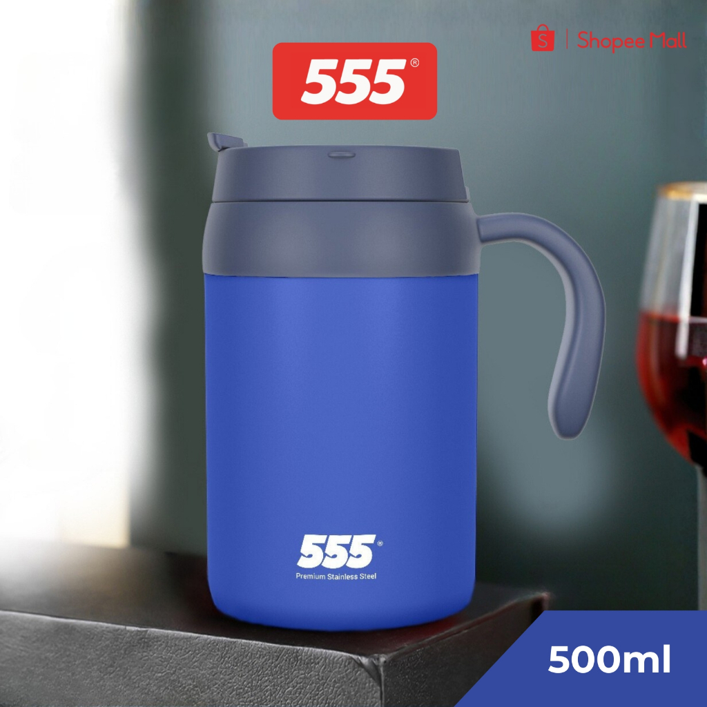 555 Stainless Steel Vacuum Thermal Office Mug 500ml | Keeps Hot & Cold ...