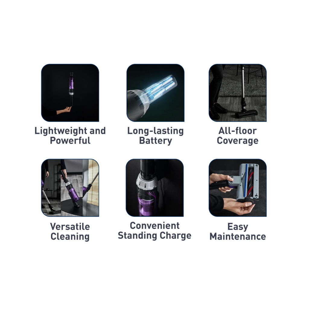 Tefal X-Nano Essential Cyclonic Technology Handstick Vacuum Cleaner ...