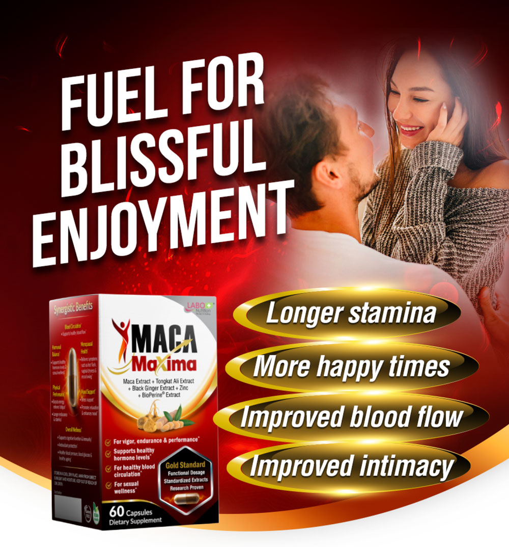 [2 Boxes] LABO Nutrition Maca Maxima Libido Performance Booster Tongkat ...