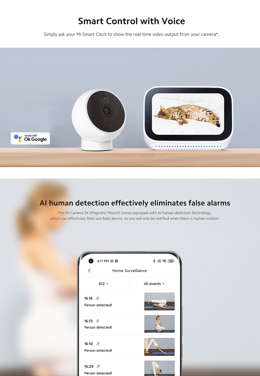 [Mountable] Xiaomi CCTV 2K Magnetic Mount Mi Smart Surveillance Camera ...