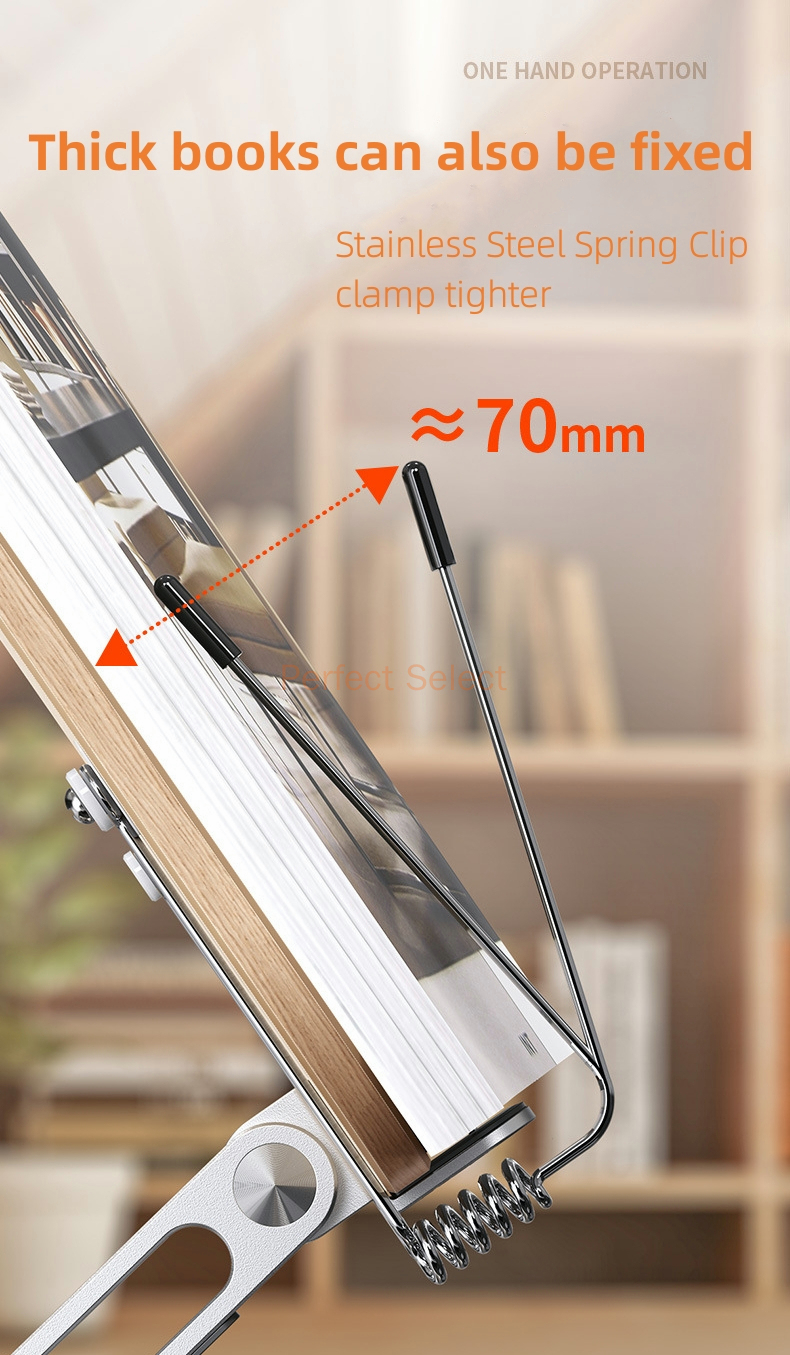 SG Book Stand Reading Stand High-Quality Wood Board Aluminum/Steel ...