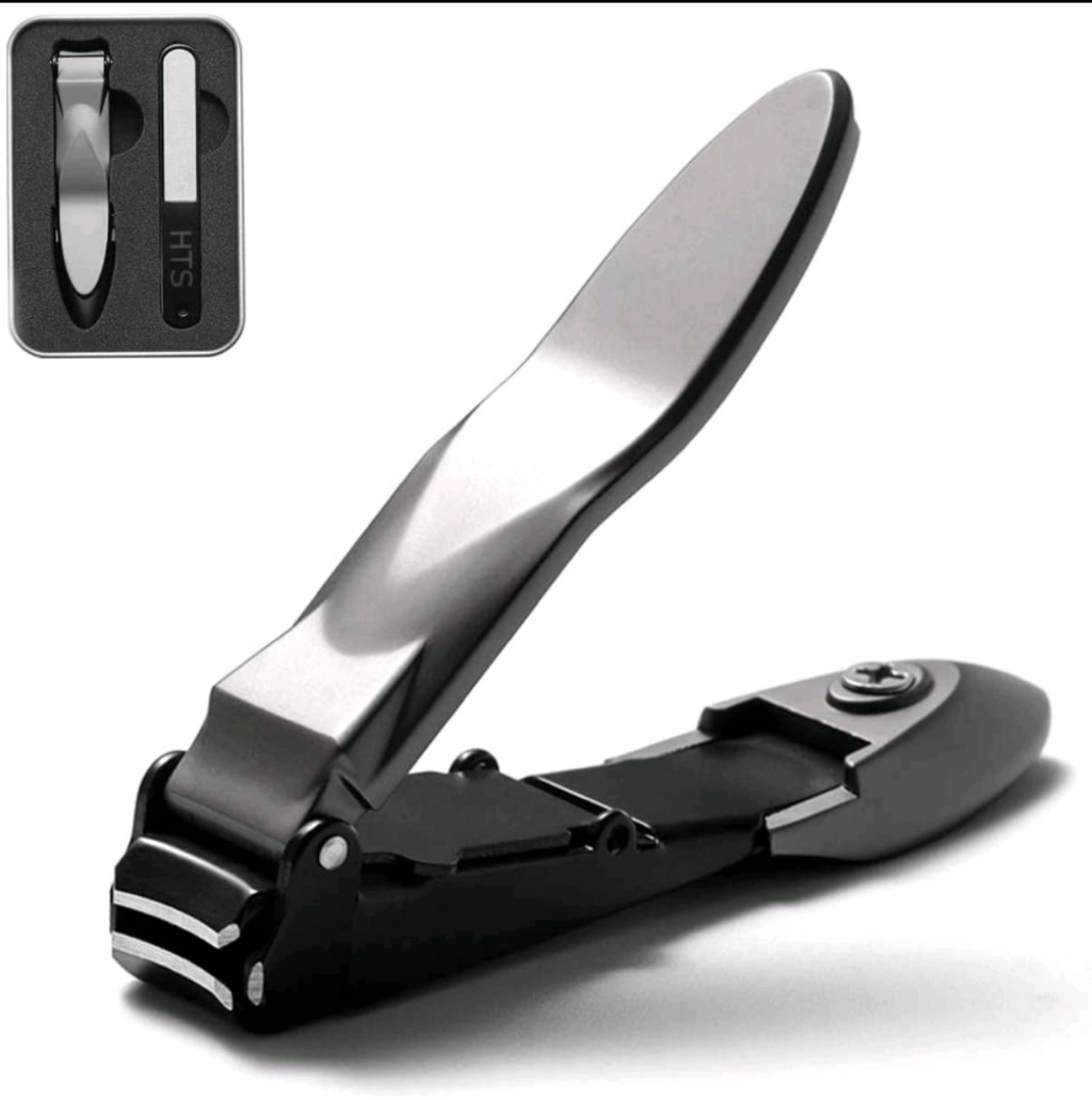 Anti Splash Nail Clippers with Nano Nail File German Stainless Steel ...