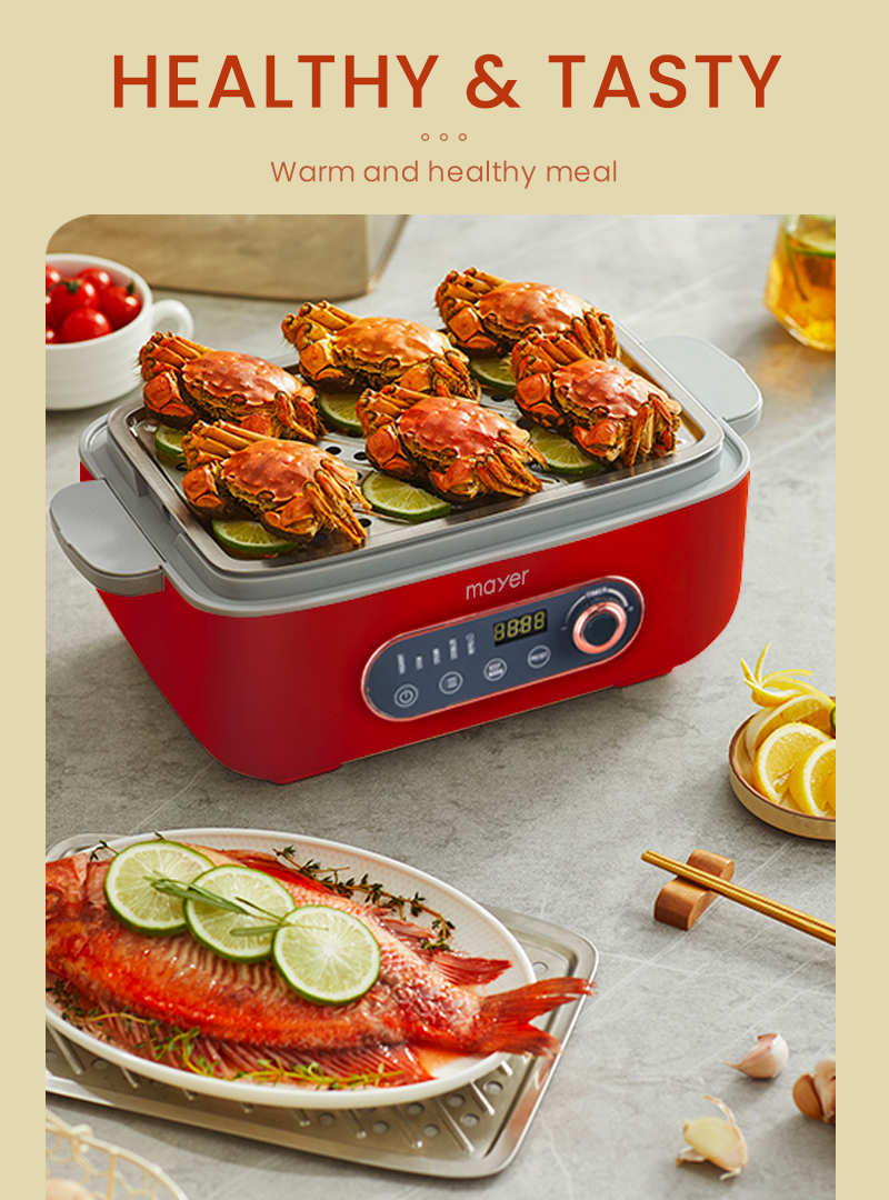 Mayer 10L Digital Food Steamer [MMFS10] | Shopee Singapore