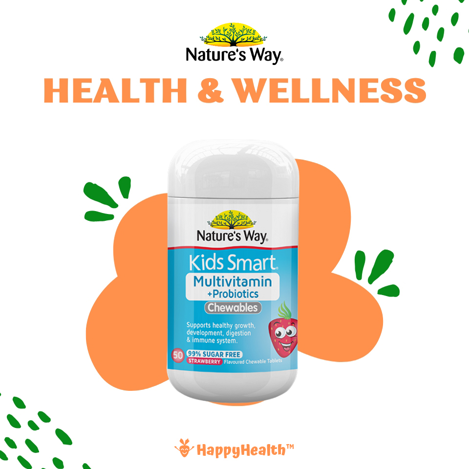 [Authorised Store] - Nature's Way Kids Smart Multivitamin + Probiotics ...