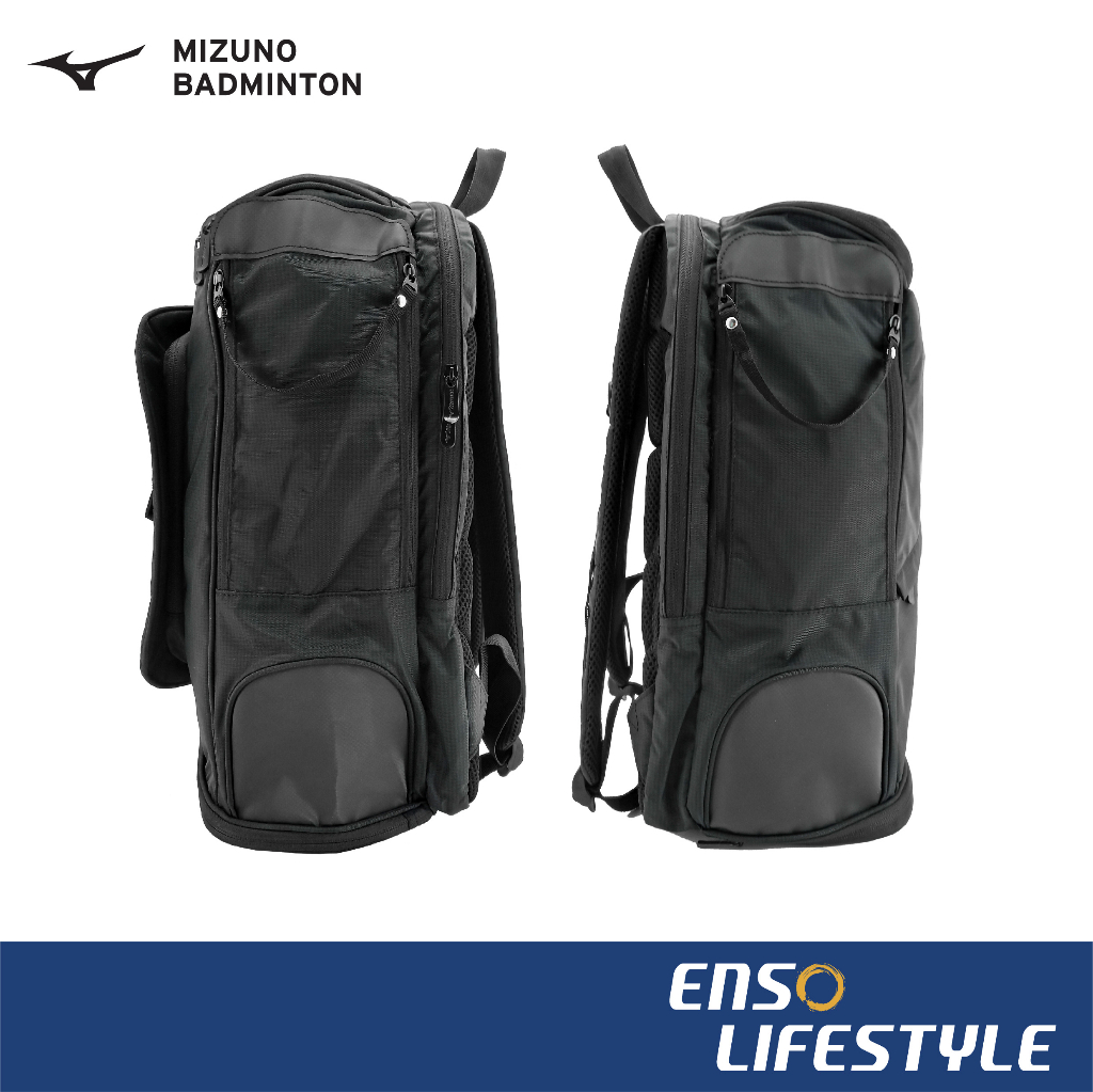 Mizuno Badminton Racket Bag - Club Series Lightweight Backpack [Enso ...